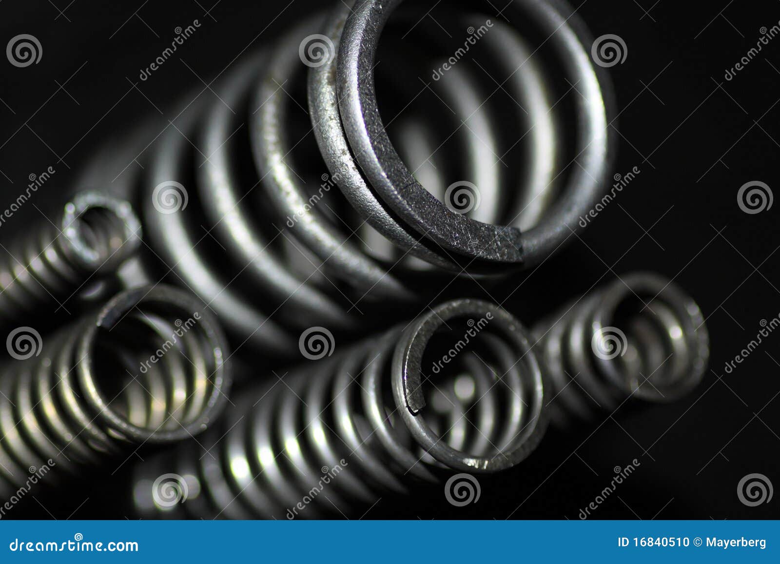 Coil spring stock photo. Image of abstract, metal, springy - 16840510