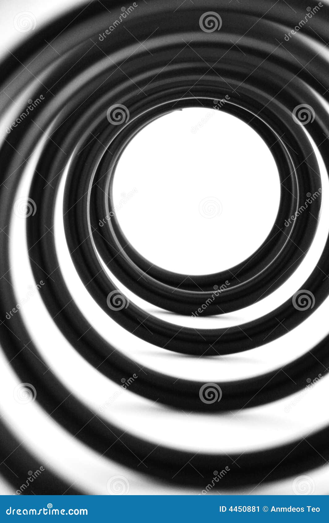 Coil Spring. Metal Coil Springs Set. Silhouette Of Coil Spring Linear ...