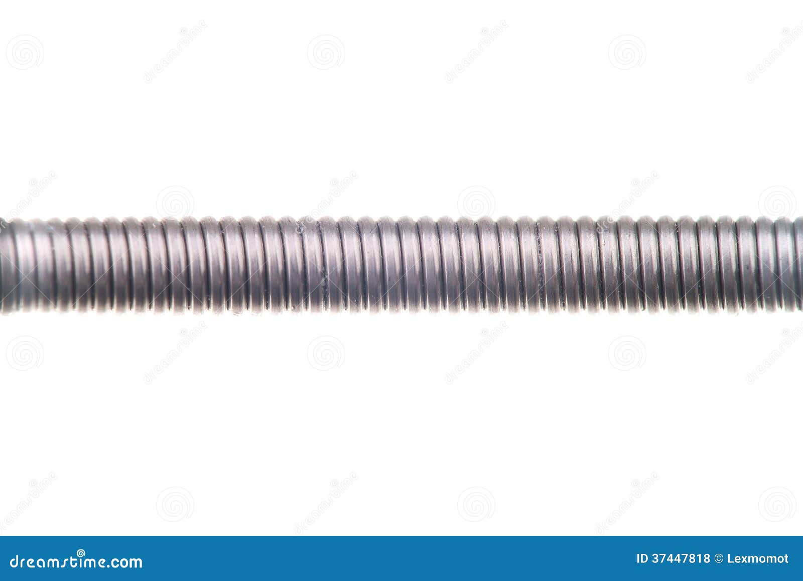 Coil Spring Isolated on White Stock Photo - Image of factory, equipment ...