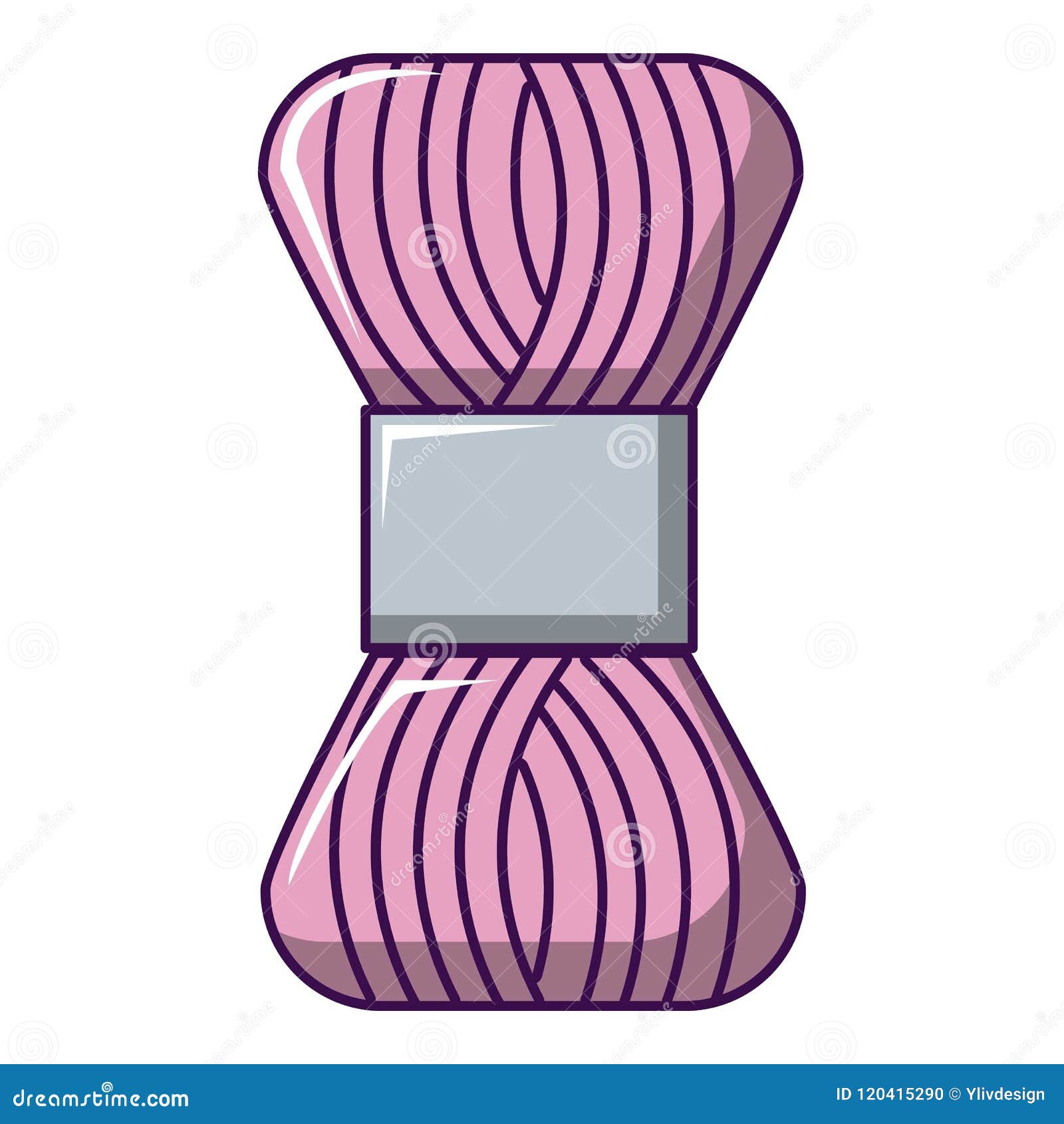 Coil of Thread Icon, Cartoon Style Stock Vector - Illustration of ...