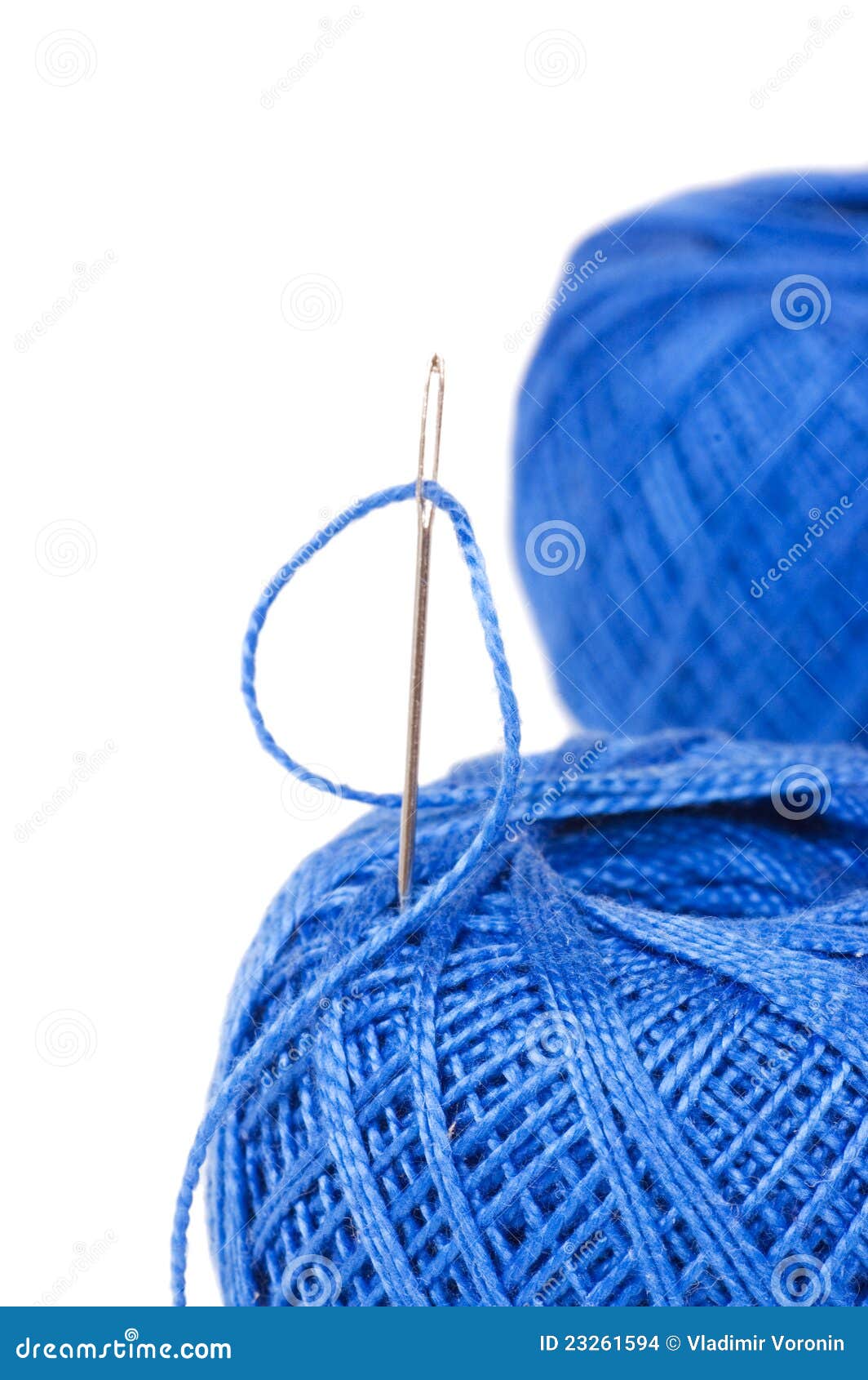 The Coil of Threads on White Background Stock Photo - Image of material ...