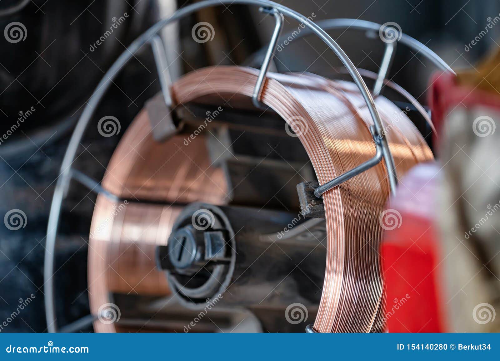 Coil of Welding Wire for Automatic Welding in Shielding Gases Stock ...
