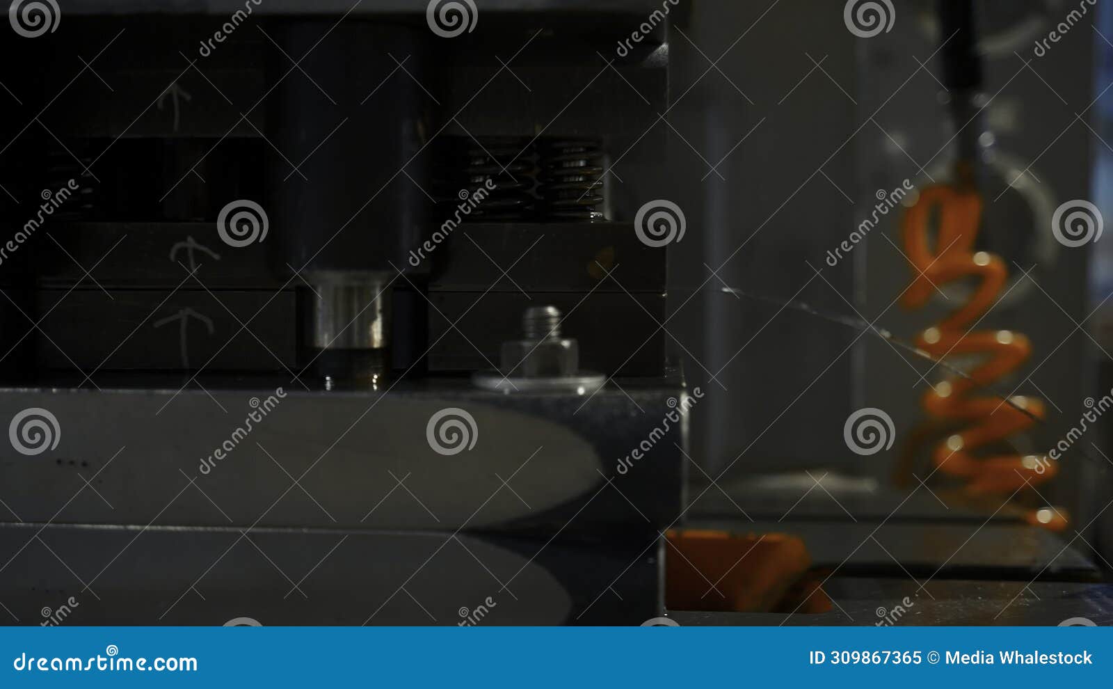 Coil Winder Machine with Copper Wire. Creative. Copper Round Rollers ...