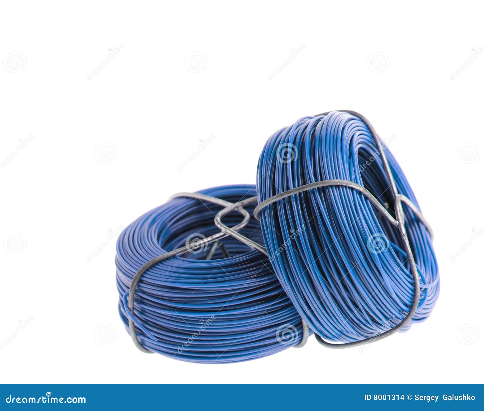 Coil of a wire stock photo. Image of electric, electricity - 8001314