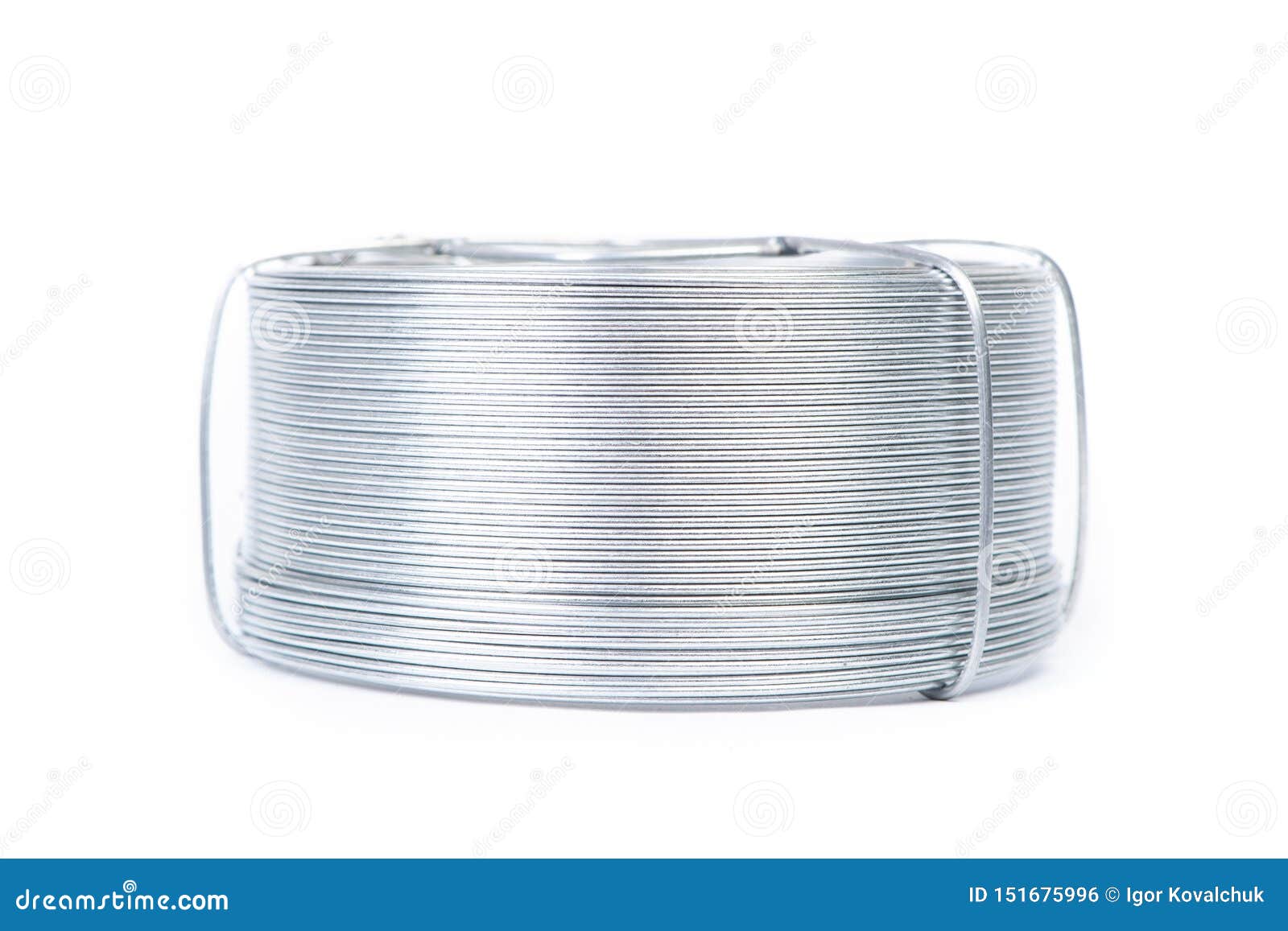Coil of wire stock photo. Image of roll, electricity - 151675996