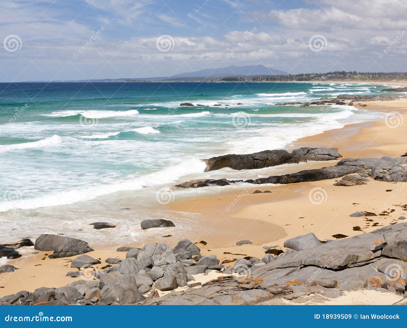 Coila Beach stock image. Image of scenic, seaside, eurobodalla - 18939509