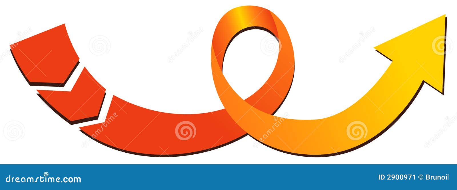 Coiled Arrow Stock Image | CartoonDealer.com #2900971