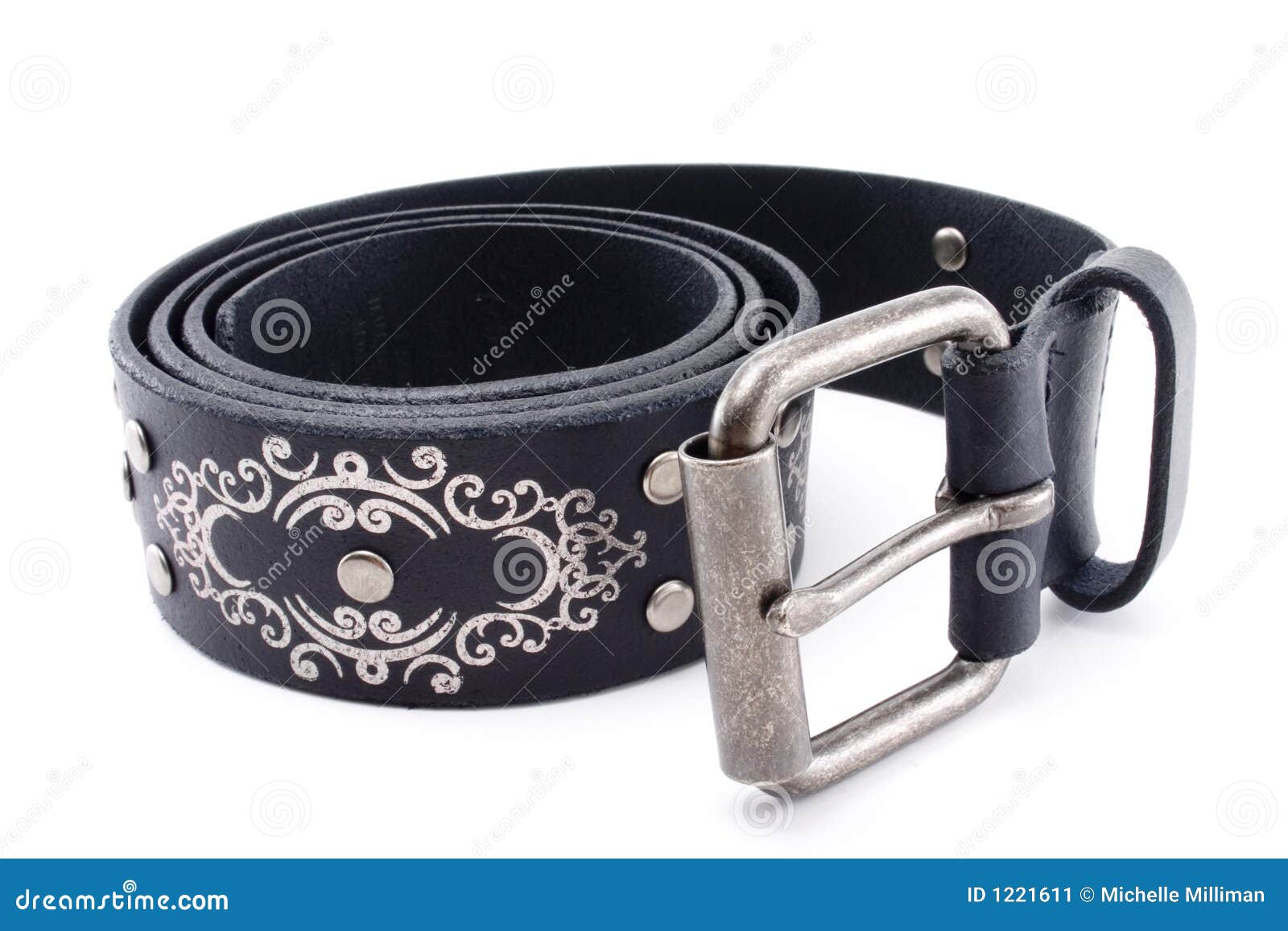 Coiled Belt stock image. Image of tighten, slender, stylish - 1221611