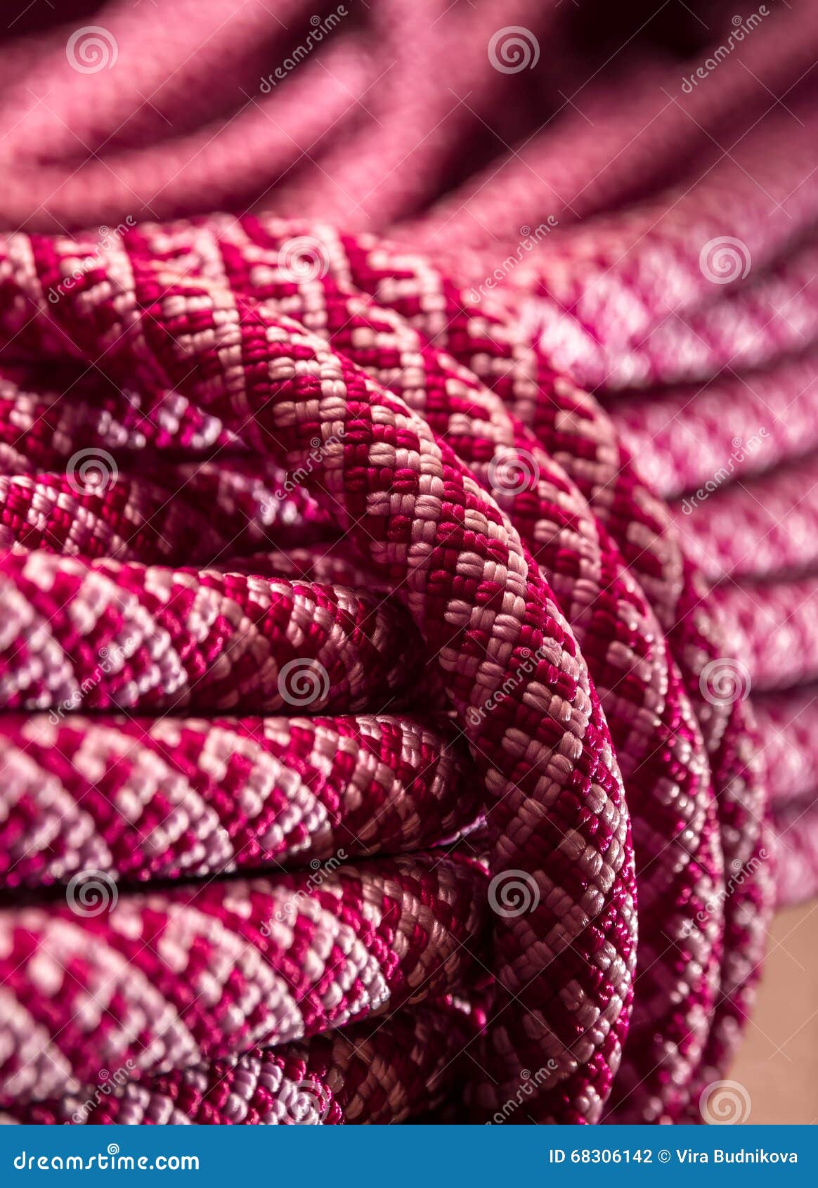 Is coiled climbing rope . stock photo. Image of nature - 68306142