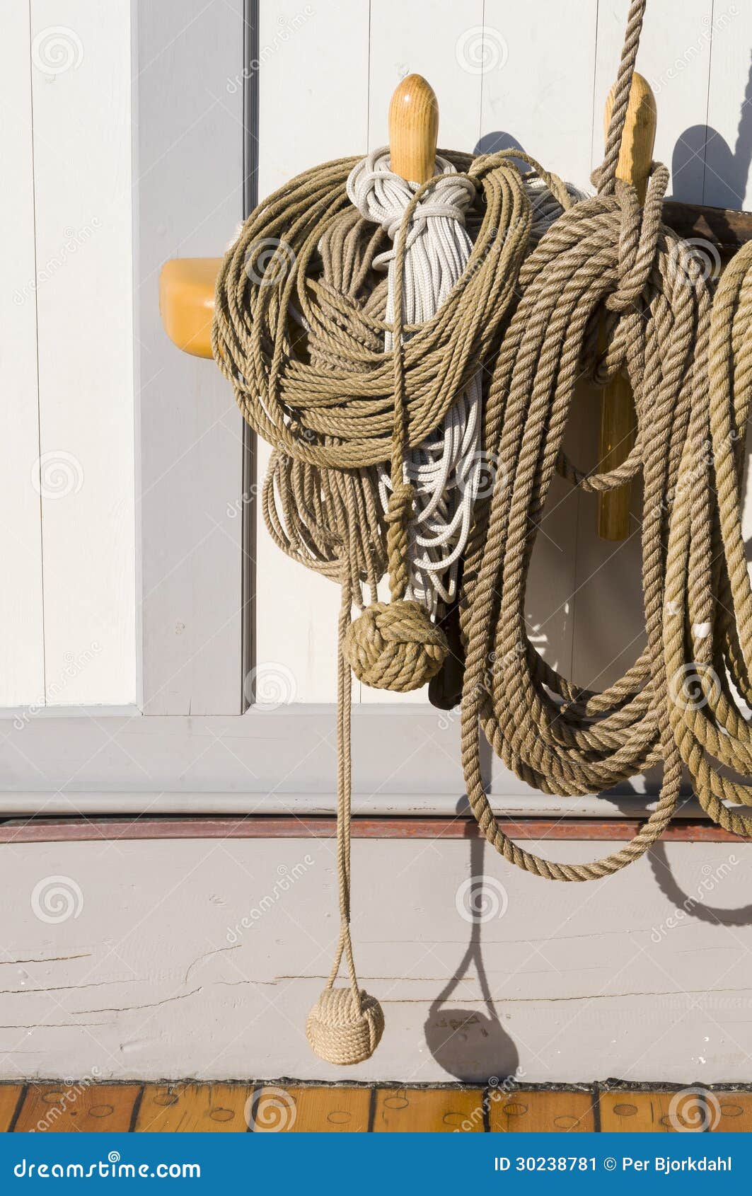 Heaving lines stock image. Image of seamaship, monkeysfist - 30238781