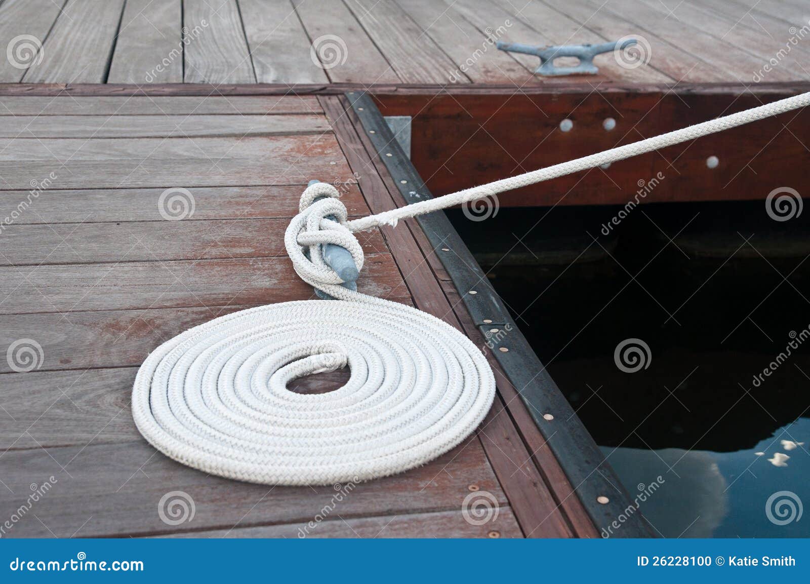 Coiled Line stock photo. Image of rope, detail, boat - 26228100