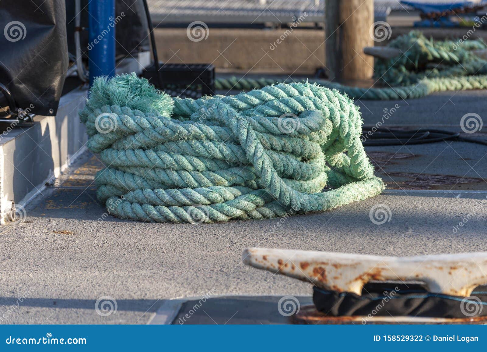 Coiled Line On Winch Royalty-Free Stock Photo | CartoonDealer.com #34497663
