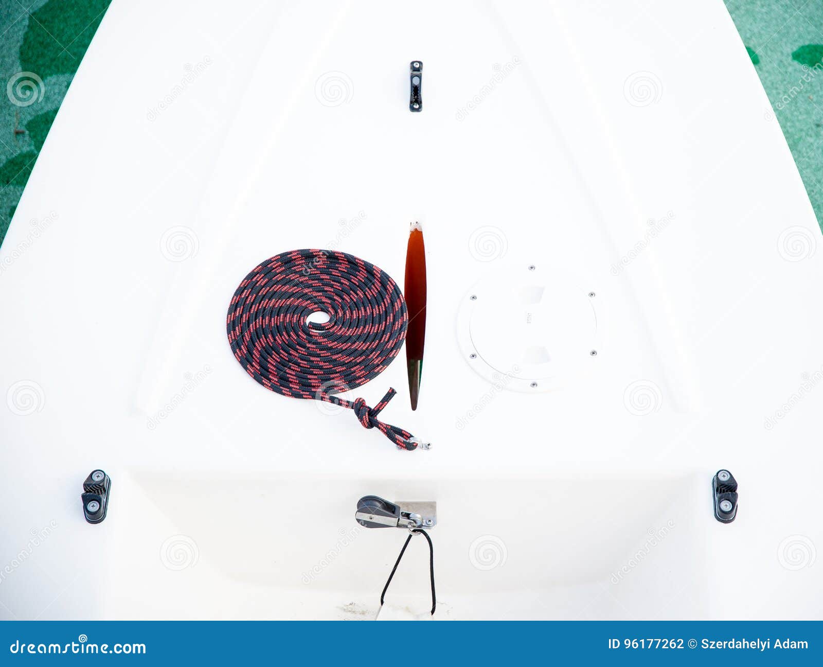 Coiled Line stock photo. Image of ship, nautical, jetty - 96177262