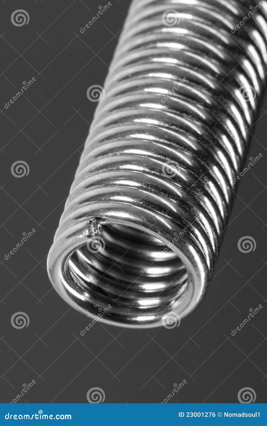Coiled metal spring stock photo. Image of industrial - 23001276