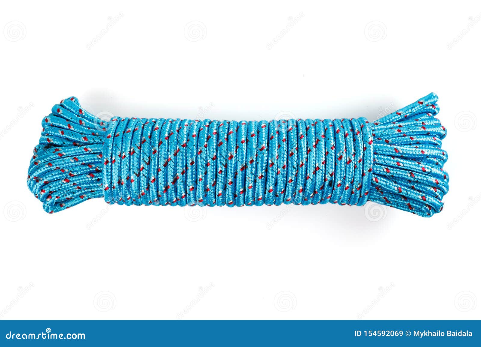 Coiled Nylon Rope . Used To Hold or Dry Things Stock Image - Image of ...