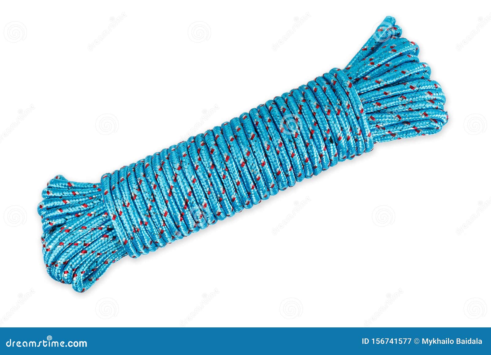 Coiled Nylon Rope . Used To Hold or Dry Things Stock Image - Image of ...