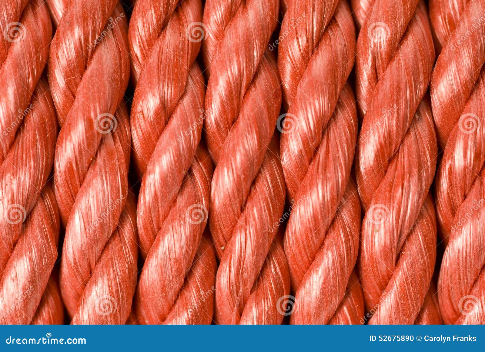 Coiled Red Rope Background stock photo. Image of arts - 52675890