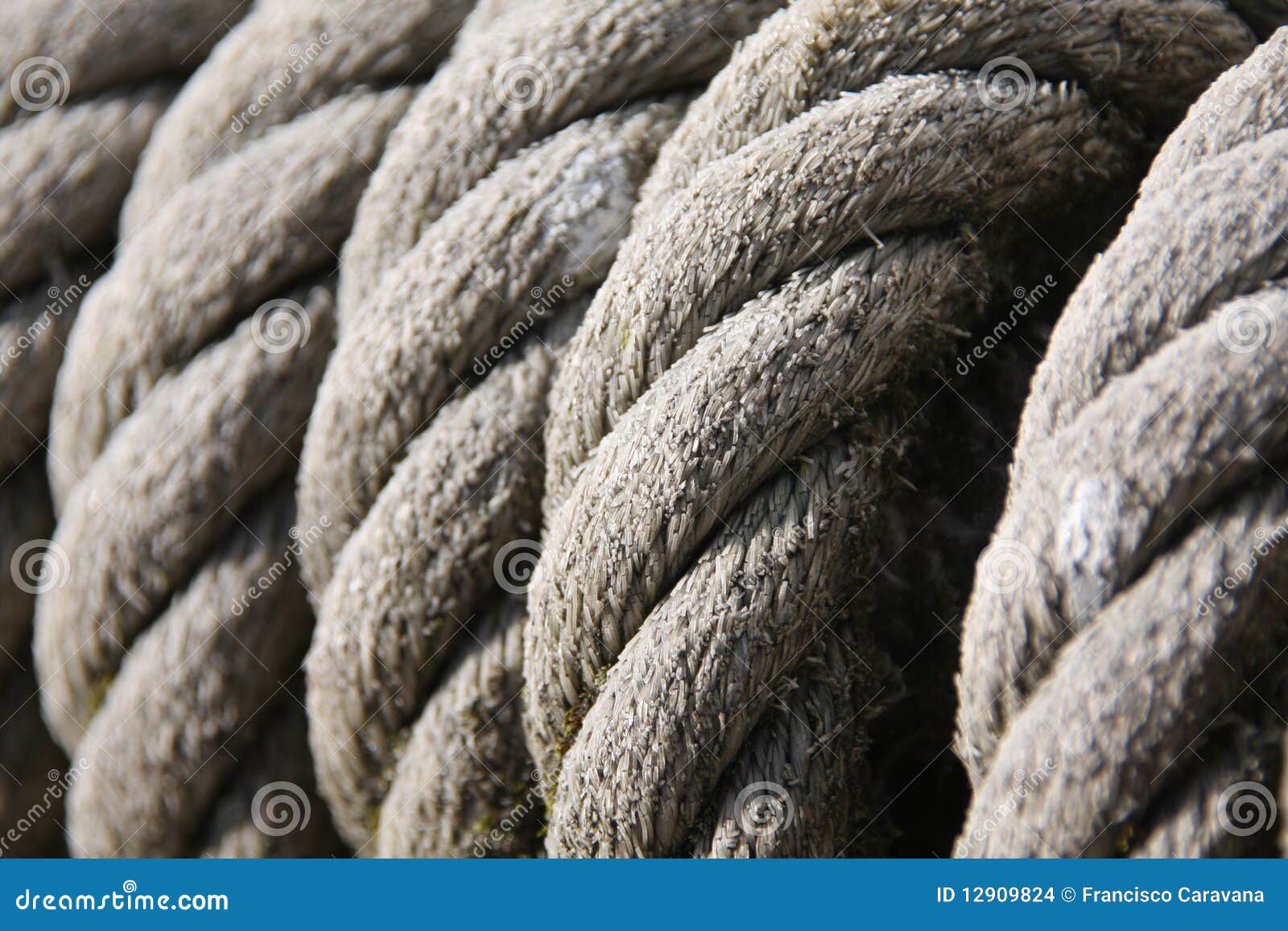Coiled rope stock photo. Image of equipment, dirty, circle - 12909824