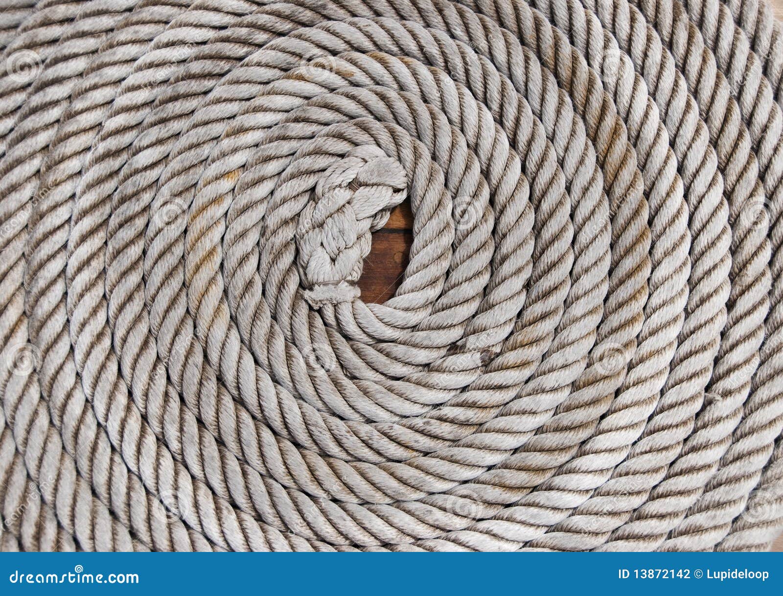 Coiled rope stock photo. Image of hemp, beige, nautical - 13872142