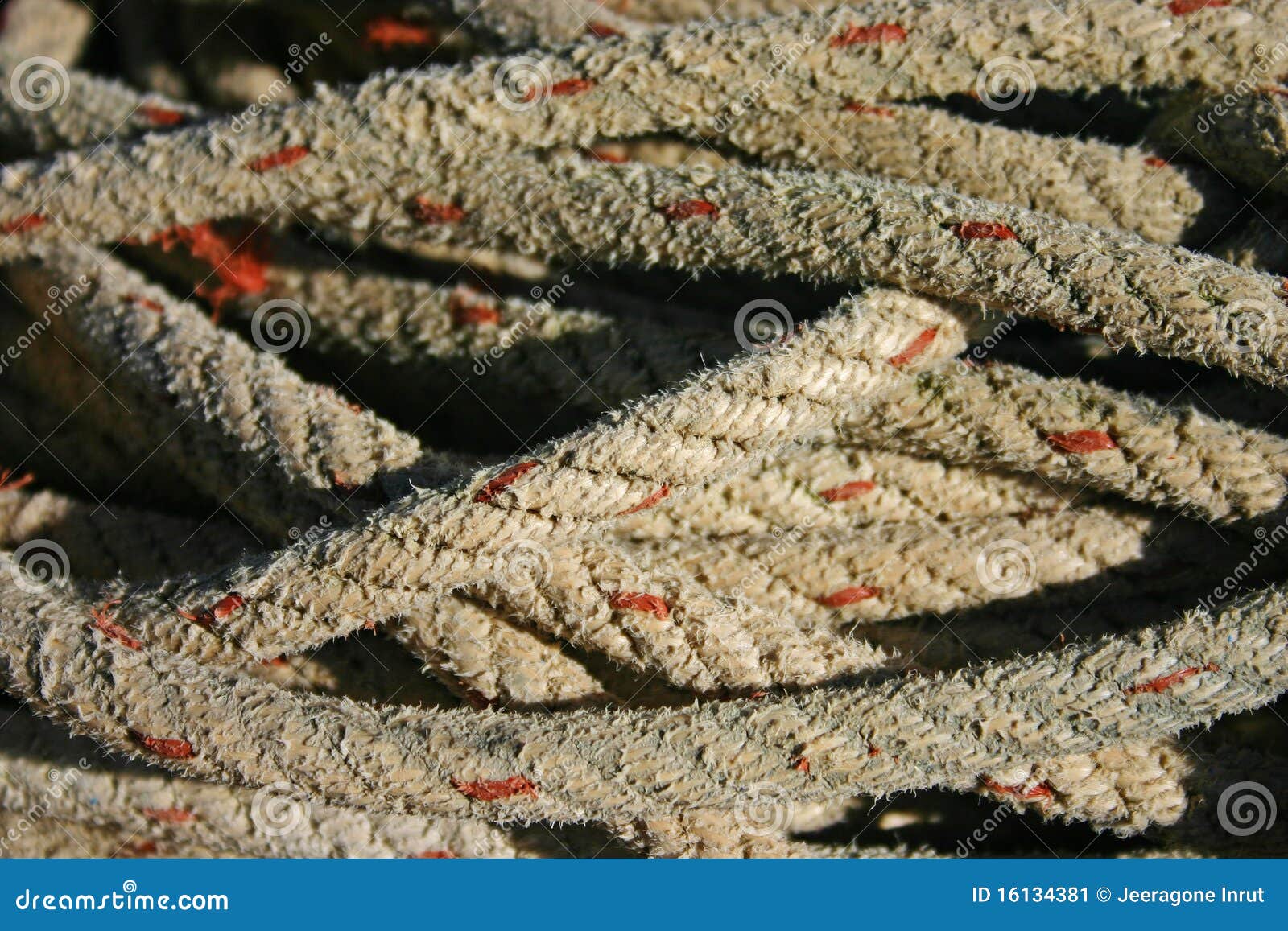 Coiled Rope stock image. Image of shipping, strong, ship - 16134381