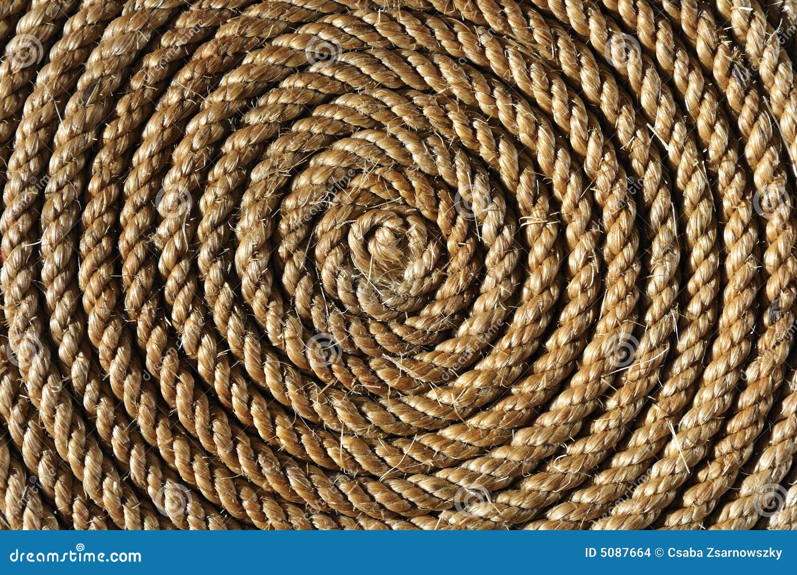 Coiled rope stock photo. Image of macro, line, fastening - 5087664