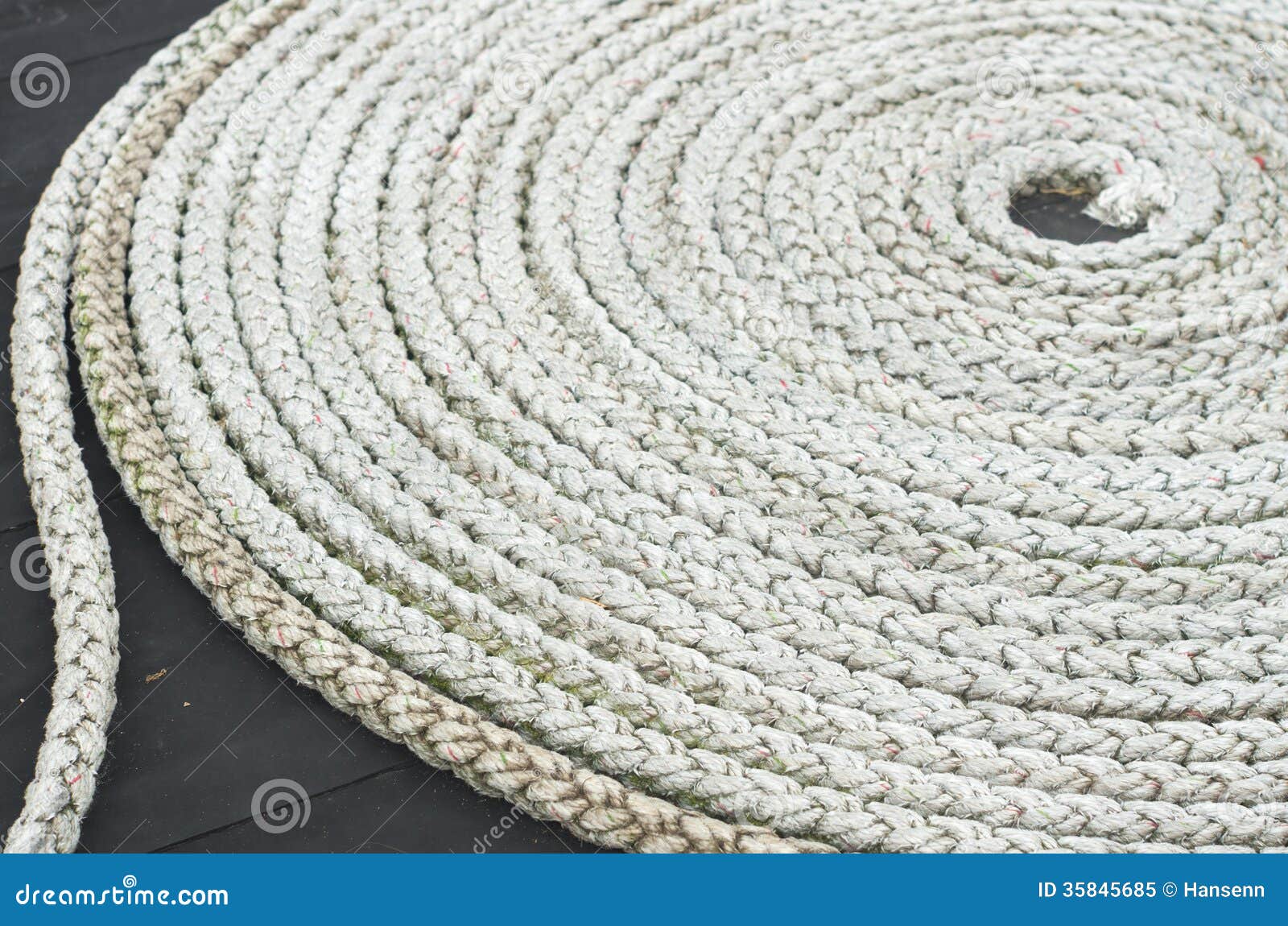 Coiled rope stock image. Image of hawser, ocean, maritime - 35845685