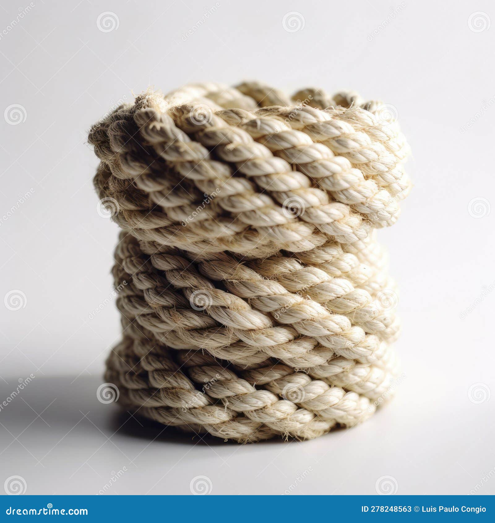 Coiled Rope In Circle Vector Illustration | CartoonDealer.com #83721972