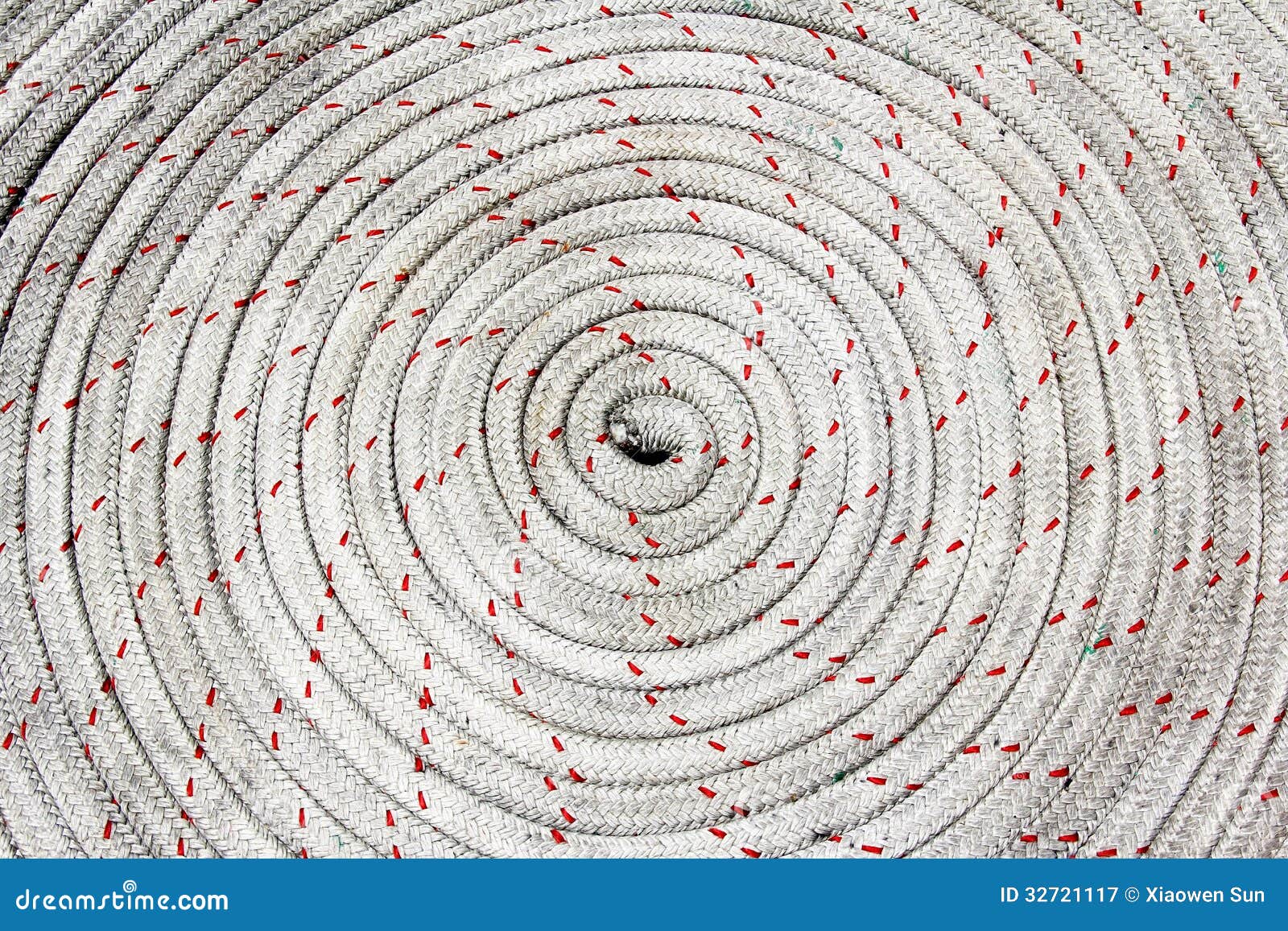 Coiled Rope And Belaying Pin On Bulwark Stock Photo | CartoonDealer.com ...