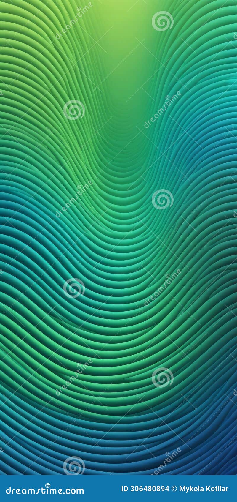 Coiled Shapes in Blue and Green Stock Photo - Image of concept ...