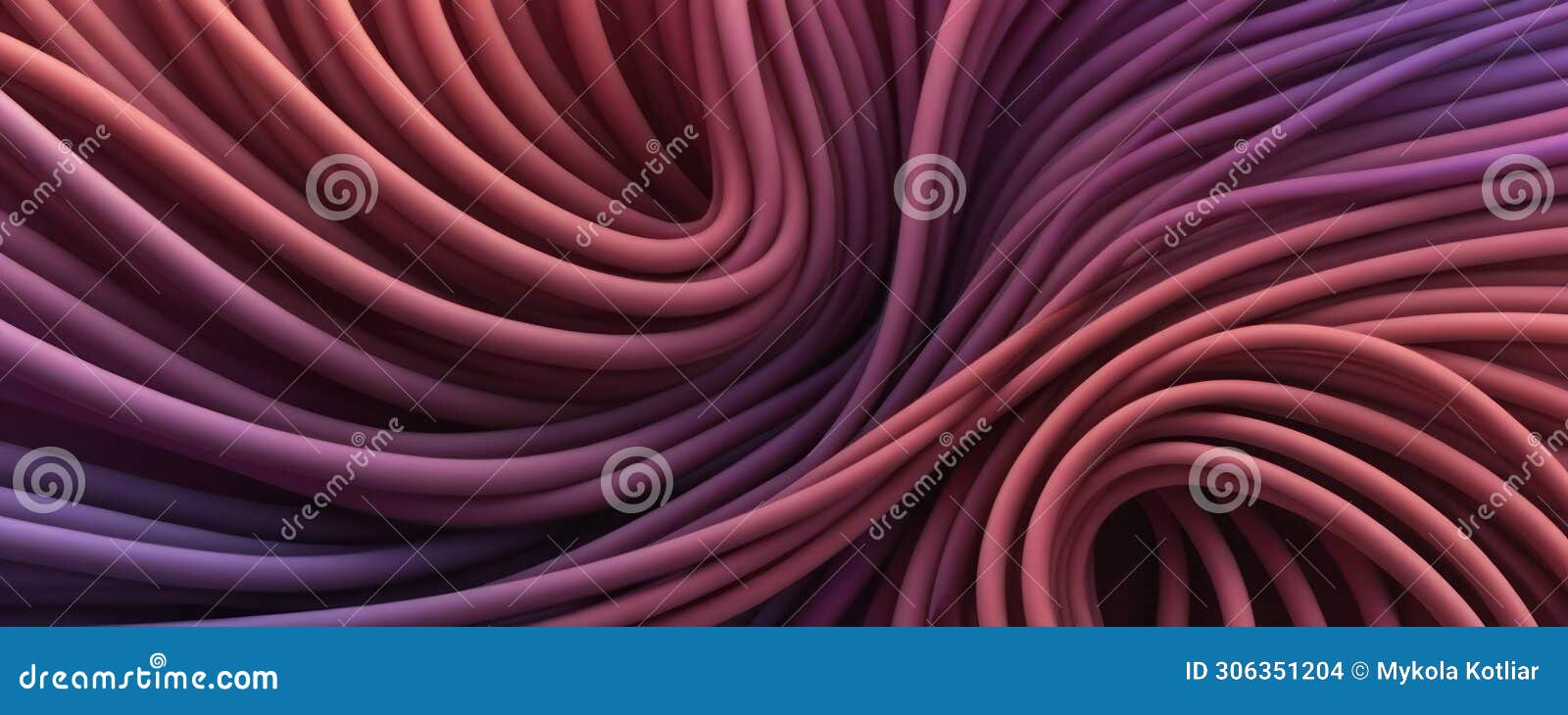 Coiled Shapes in Maroon and Medium Purple Stock Photo - Image of ...