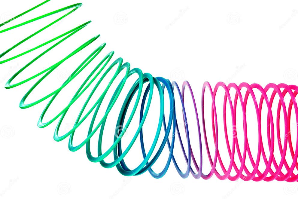 Coiled Spring Toy editorial stock photo. Image of motion - 22489313