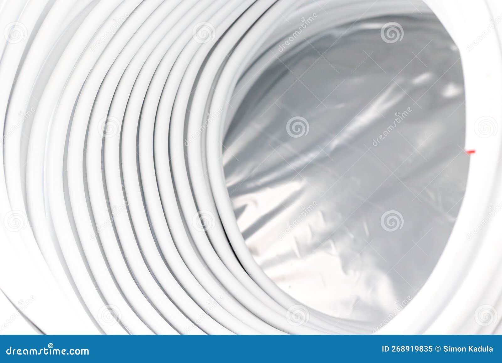 Coiled Water Pipes for Underfloor Heating Ready for Installing, Concept ...