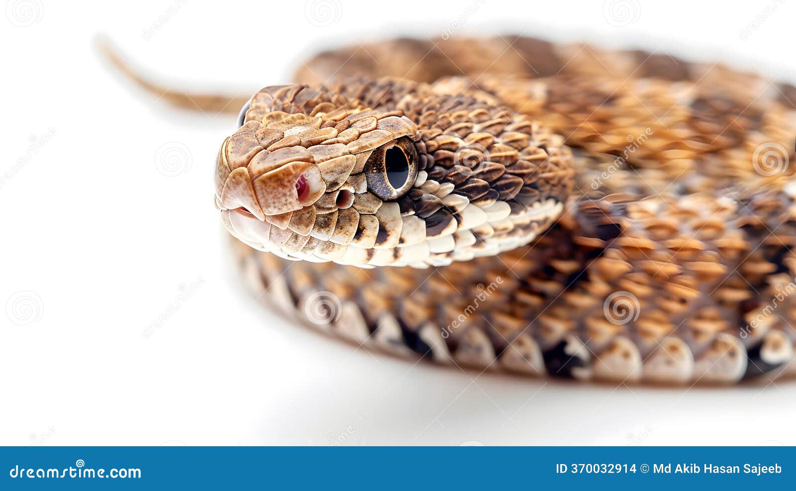 Western Diamondback Rattlesnake Curled Up WPA Poster Art Vector ...