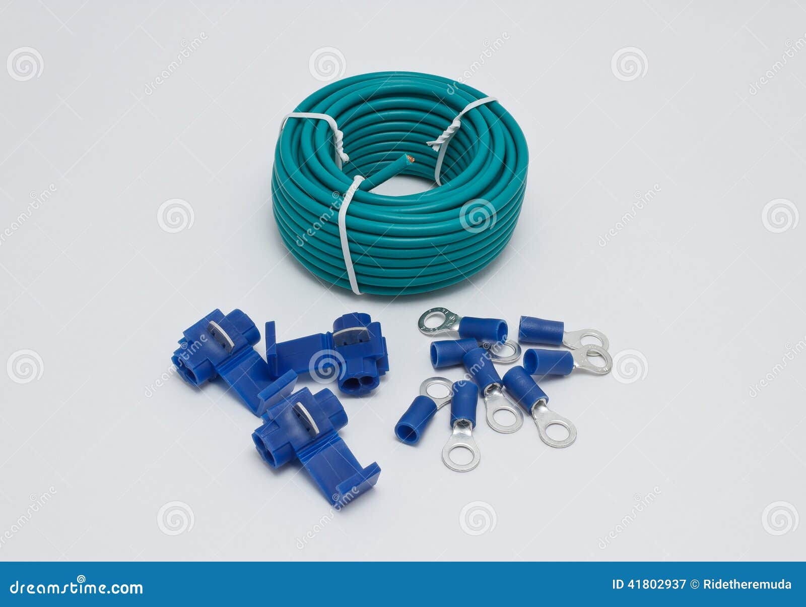 Coiled Wire stock image. Image of people, industry, white - 41802937
