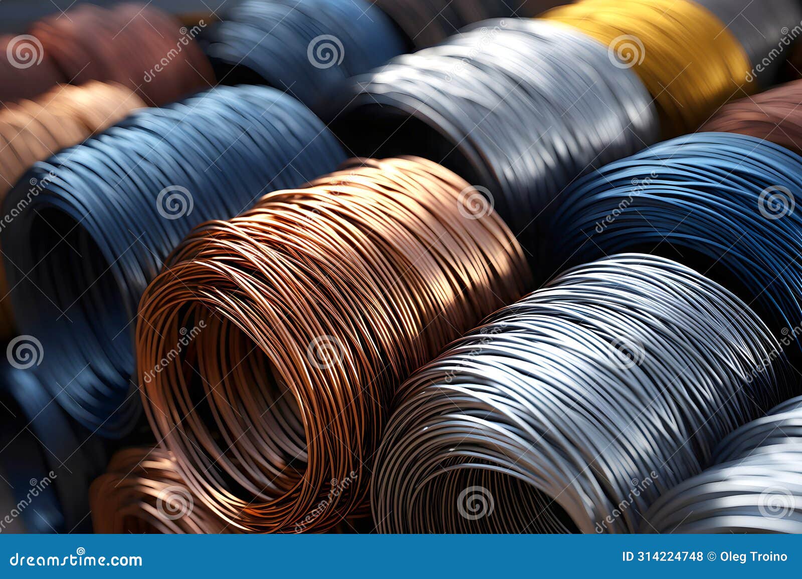 Two Coils Of Steel Wires Royalty-Free Stock Image | CartoonDealer.com ...