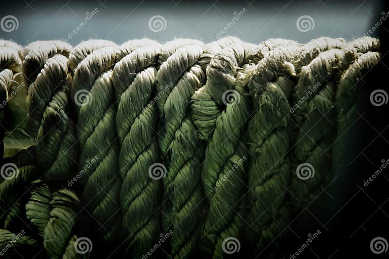 Coils of Old Weathered Rope Stock Photo - Image of worn, strong: 4710456