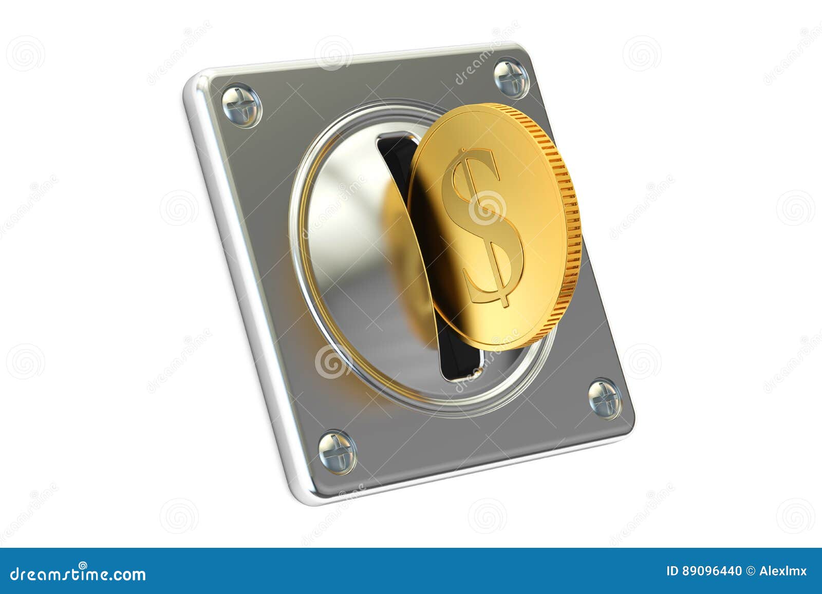 Coin Acceptor Stock Illustrations – 119 Coin Acceptor Stock ...