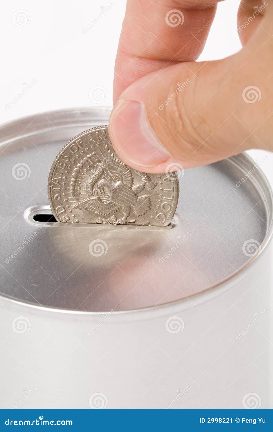 Coin Bank stock image. Image of hand, support, donation - 2998221