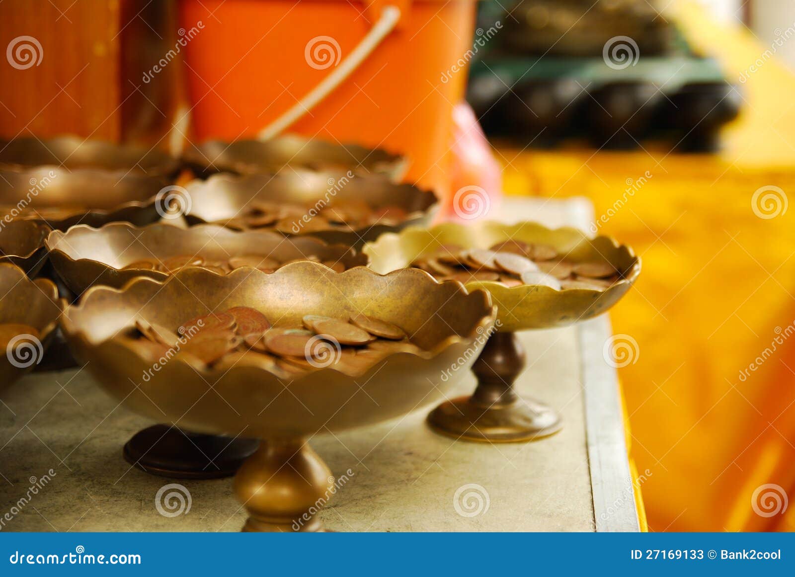 The coin in bowl stock image. Image of bowl, banking - 27169133