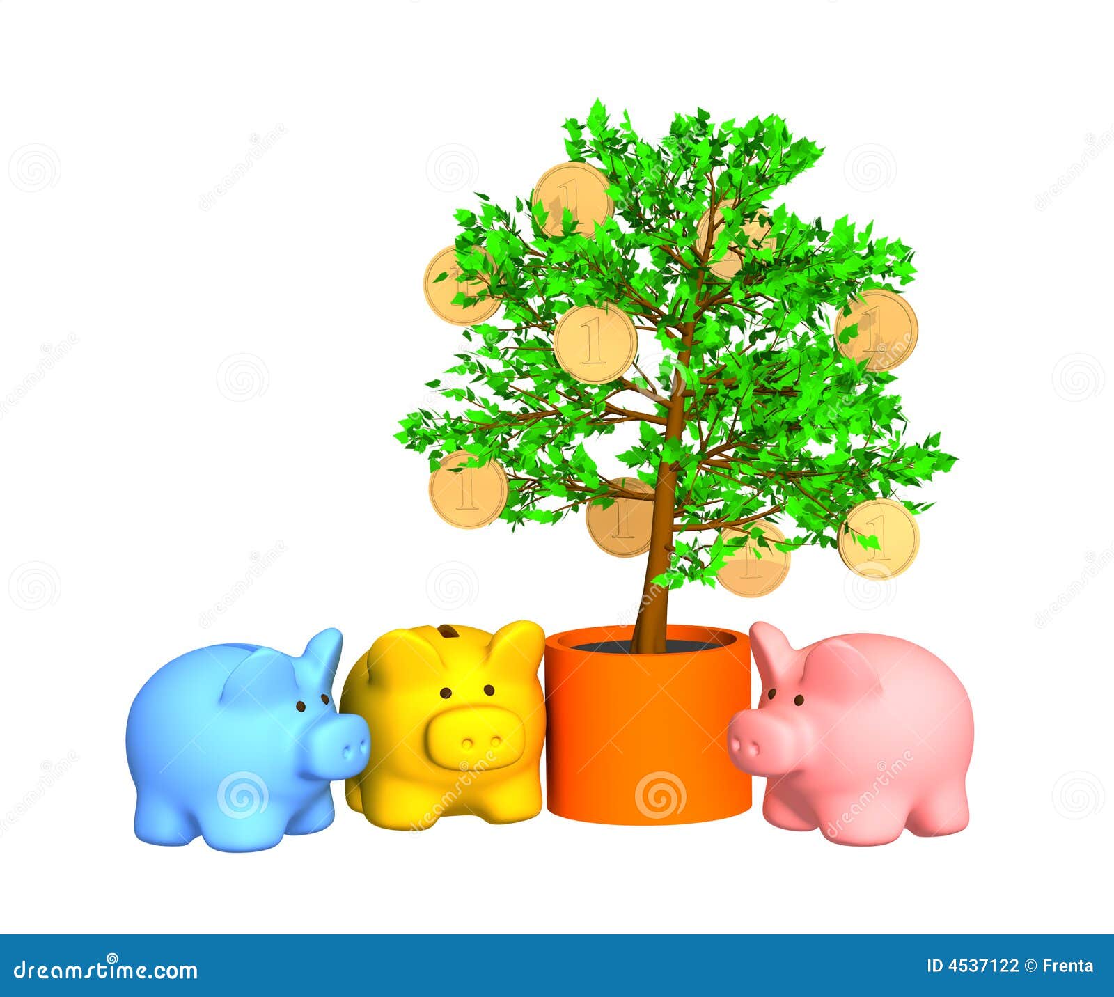 Coin Trees Stock Illustrations – 706 Coin Trees Stock Illustrations ...