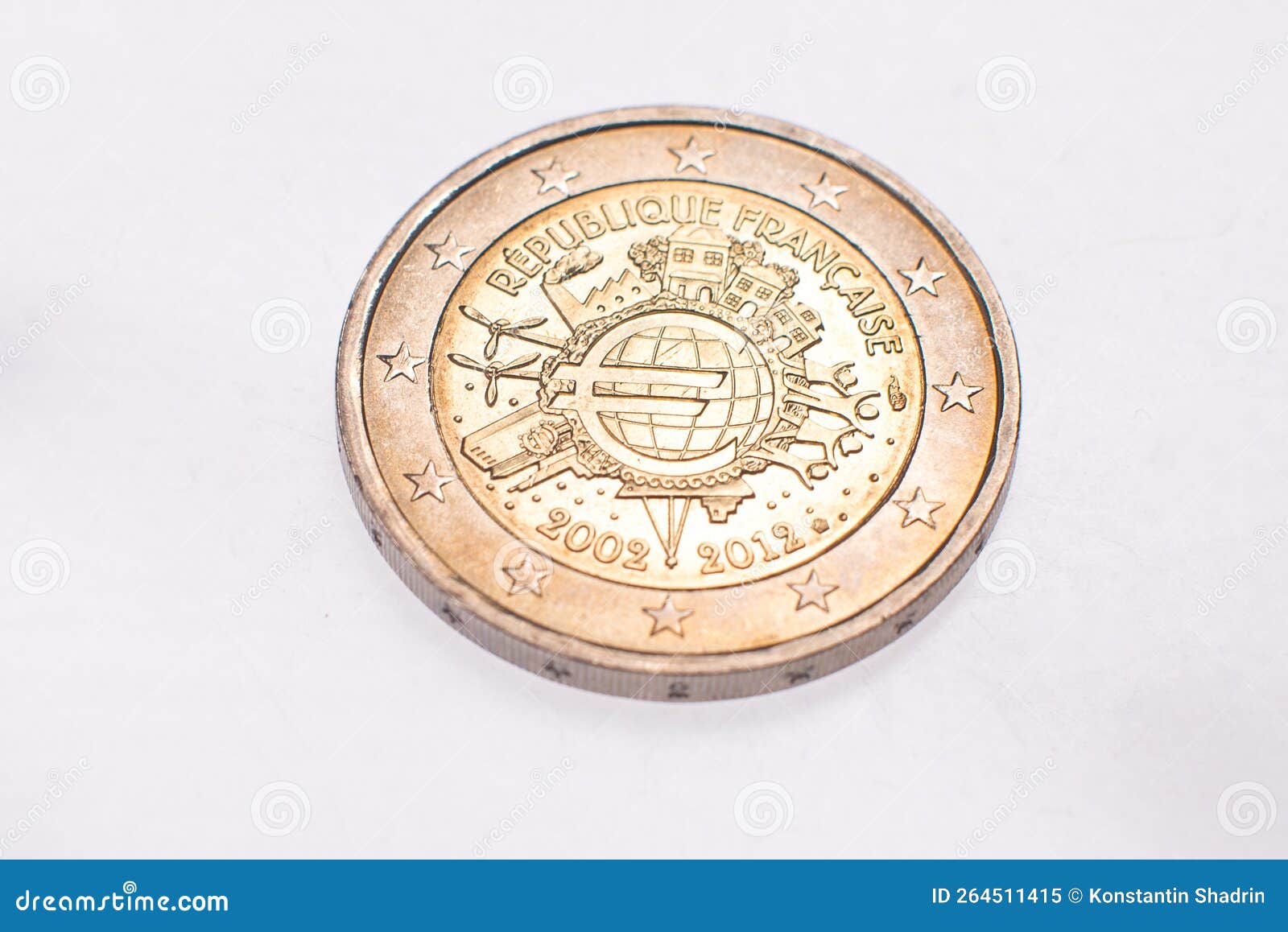 A Coin Collection of 2 Euro Commemorative Coins Stock Image - Image of ...