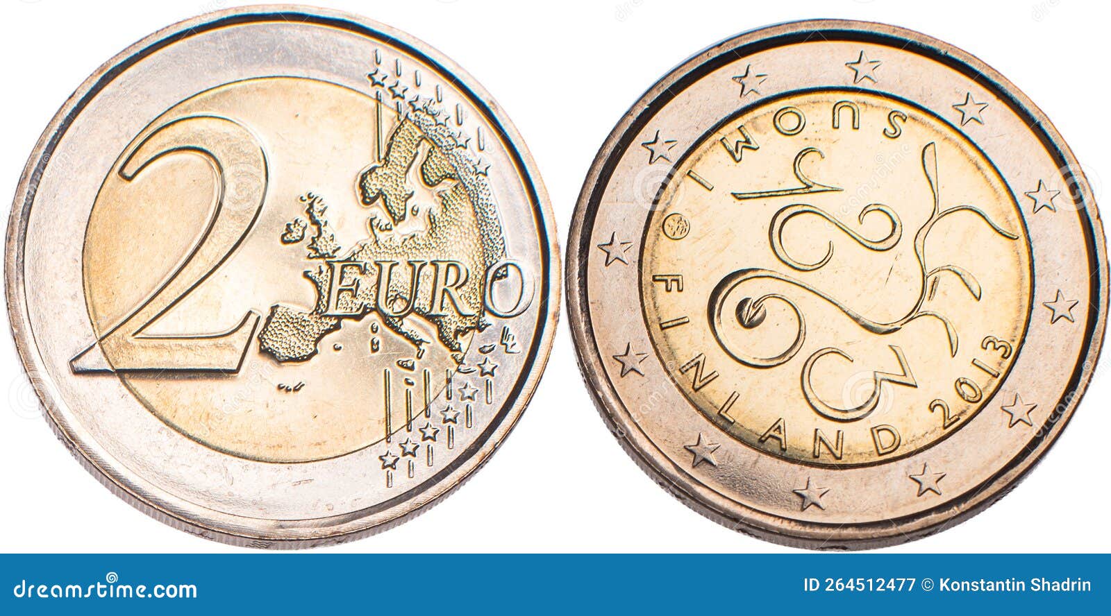 A Coin Collection of 2 Euro Commemorative Coins Stock Image - Image of ...