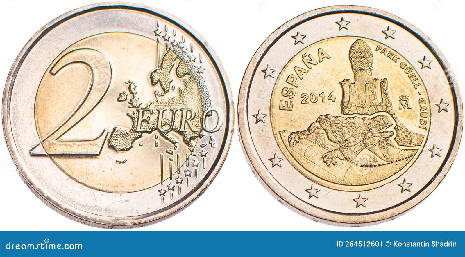 A Coin Collection of 2 Euro Commemorative Coins Stock Image - Image of ...