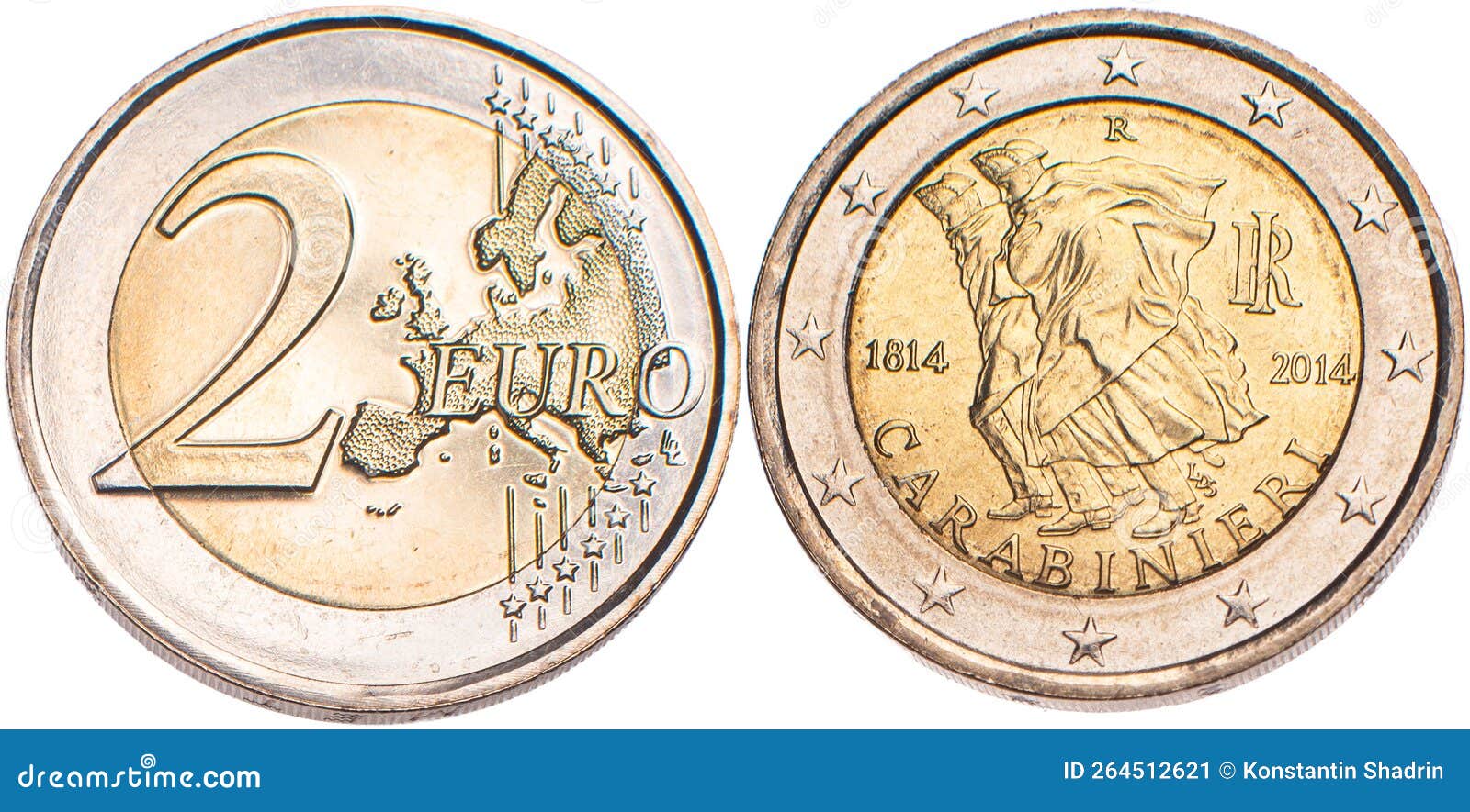 A Coin Collection of 2 Euro Commemorative Coins Stock Image - Image of ...