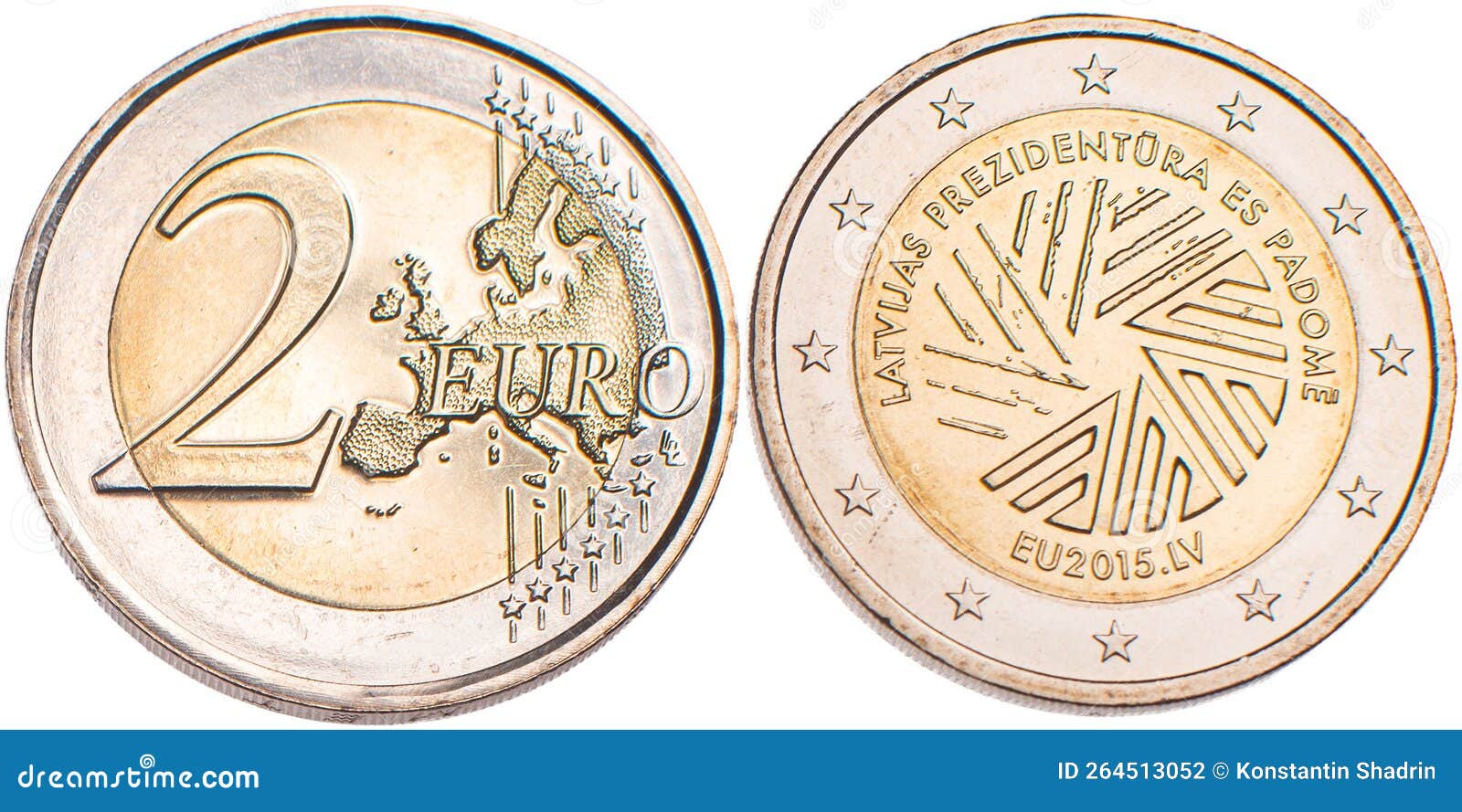 A Coin Collection of 2 Euro Commemorative Coins Stock Photo - Image of ...