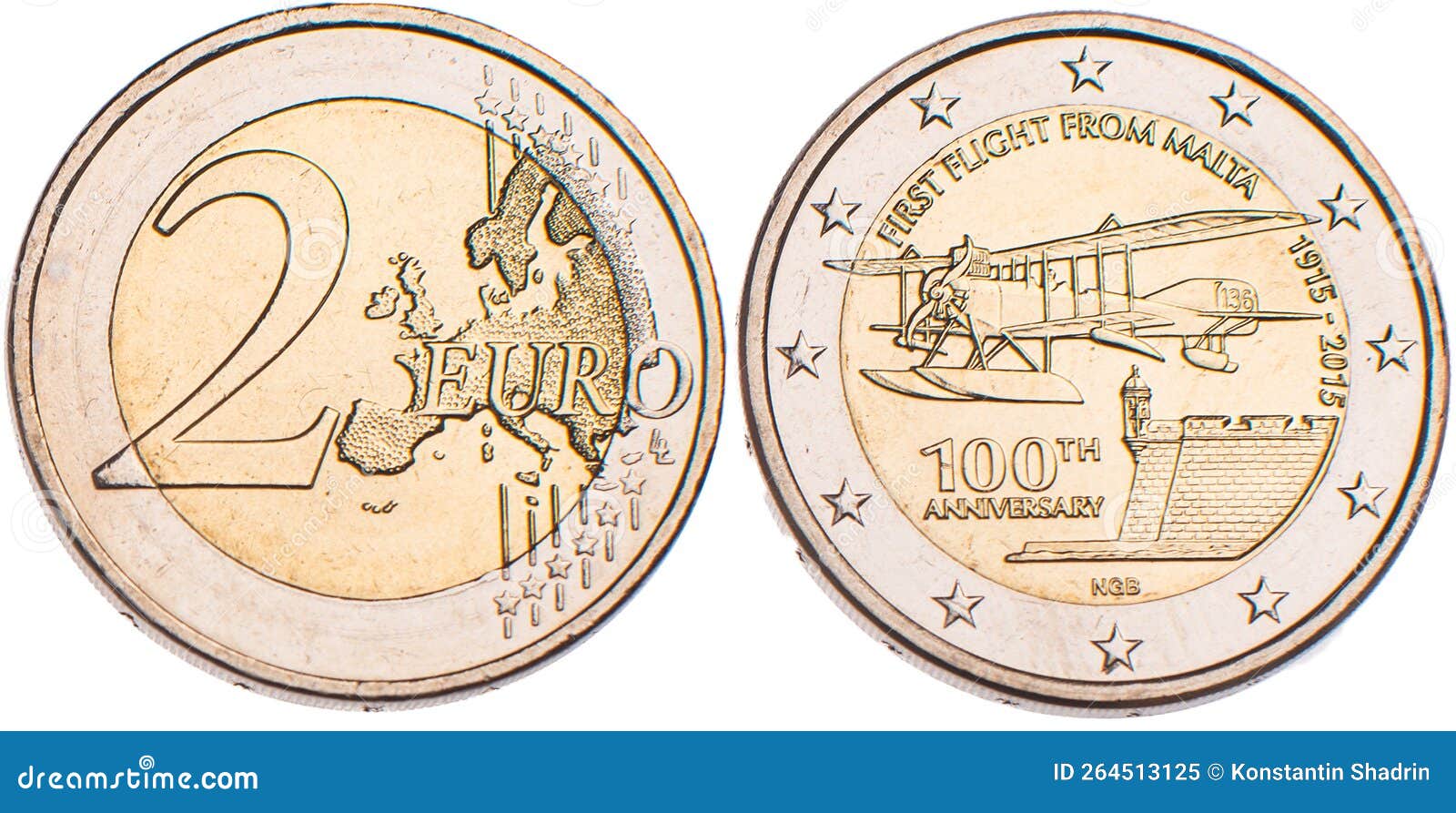 A Coin Collection of 2 Euro Commemorative Coins Stock Image - Image of ...