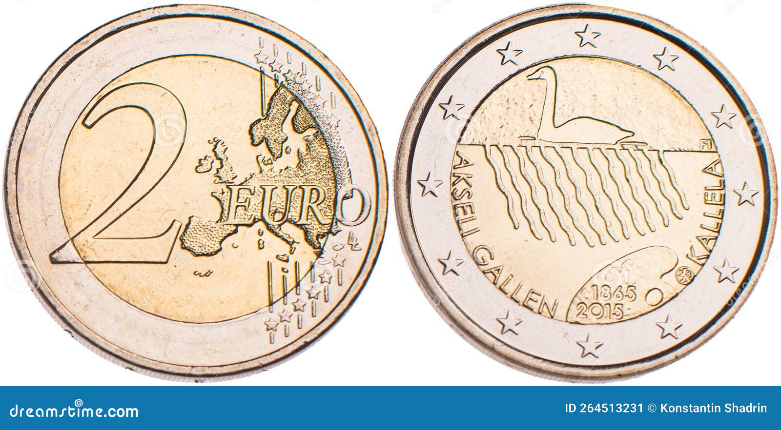 A Coin Collection of 2 Euro Commemorative Coins Stock Image - Image of ...