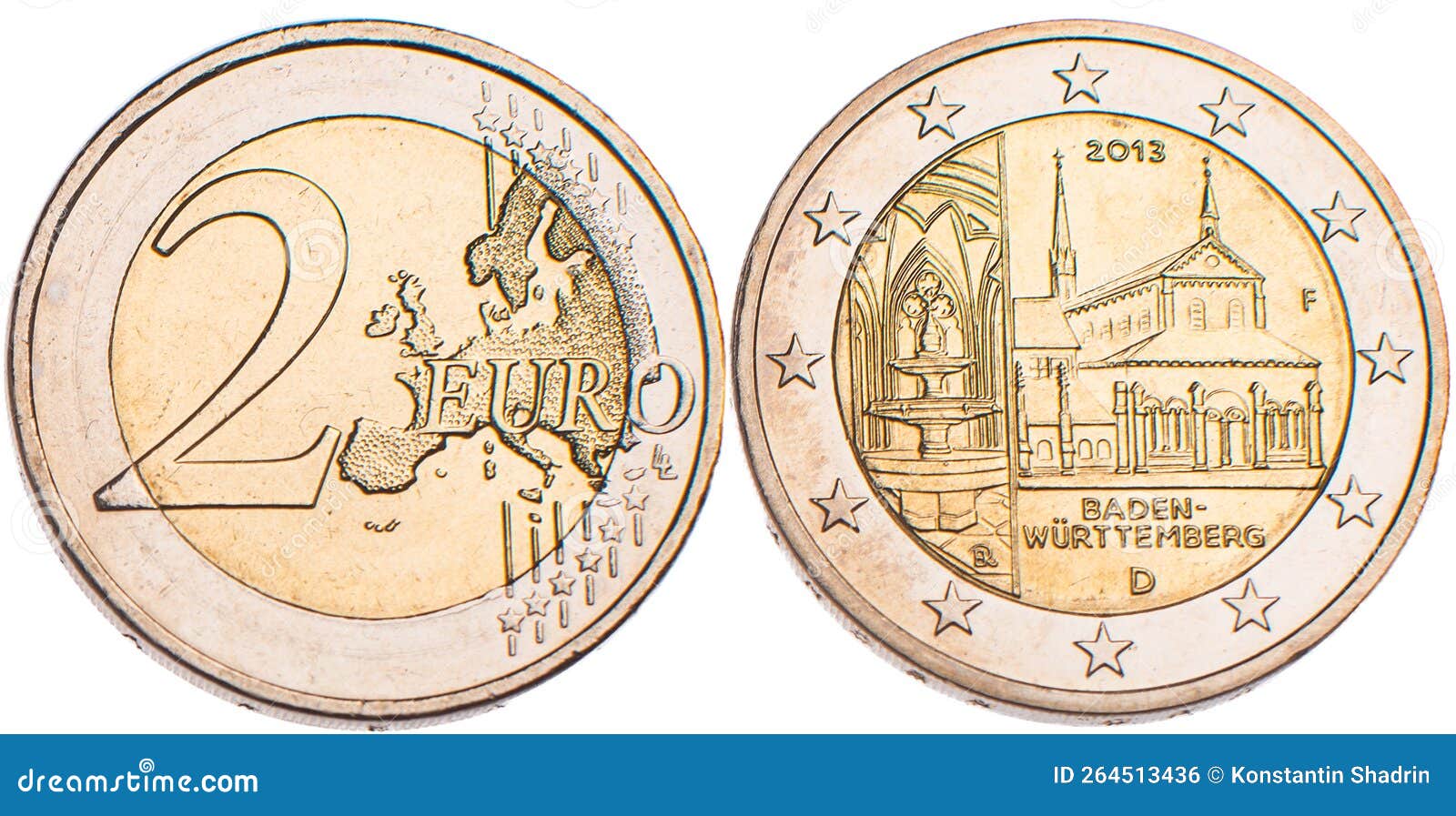 A Coin Collection of 2 Euro Commemorative Coins Stock Photo - Image of ...