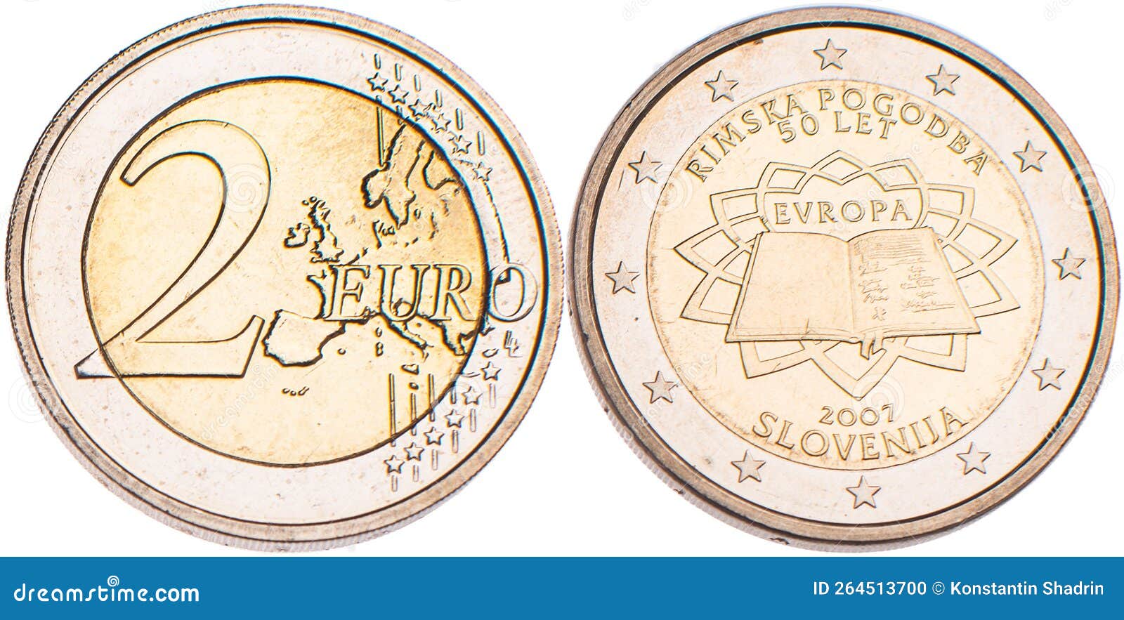 A Coin Collection of 2 Euro Commemorative Coins Stock Photo - Image of ...