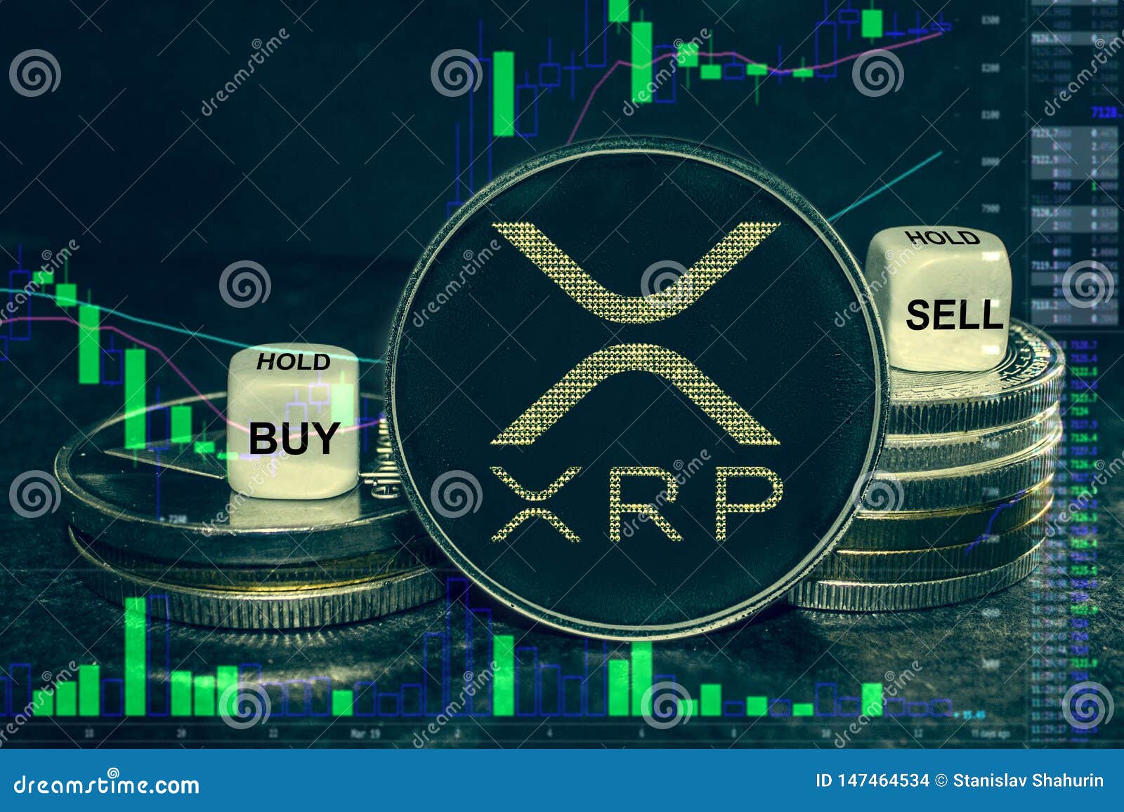 Coin Cryptocurrency Xrp Stack of Coins and Dice. Exchange Chart To Buy ... Coin Cryptocurrency Xrp Stack of Coins and Dice. Exchange Chart To Buy ...